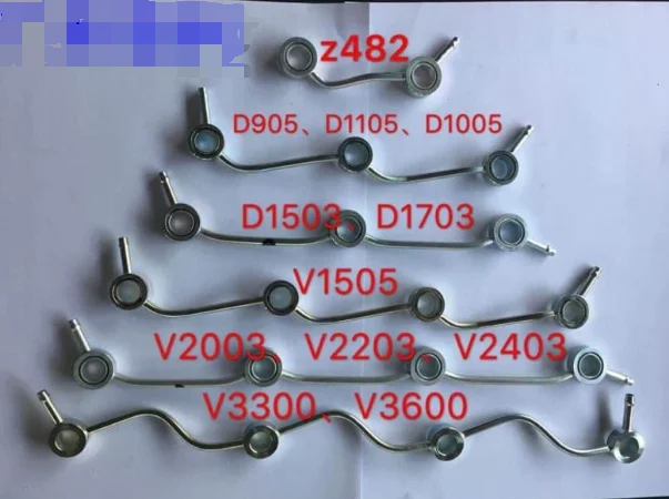 16454-42502-Fuel-Overflow-Return-Pipe-For-Kubota-Diesel-engine-V2203 ...