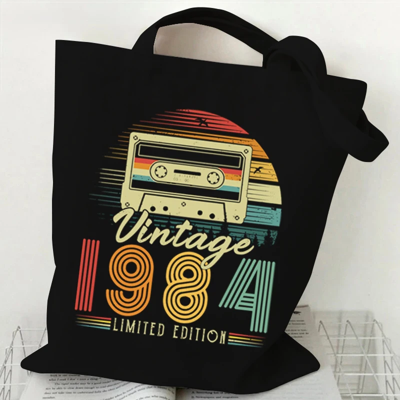 Tote-Bags-for-Women-Vintage-1980-1989-Print-Canvas-Shopping-Bags-Retro ...