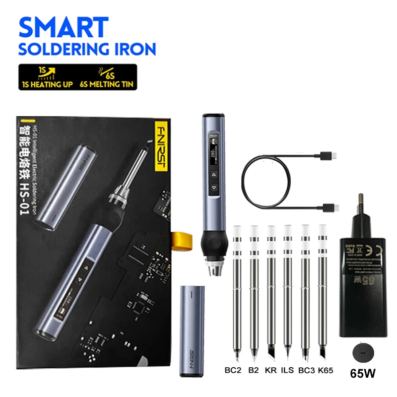 Original-FNIRSI-HS01-Soldering-Iron-TYPE-C-Interface-Power-Supply ...
