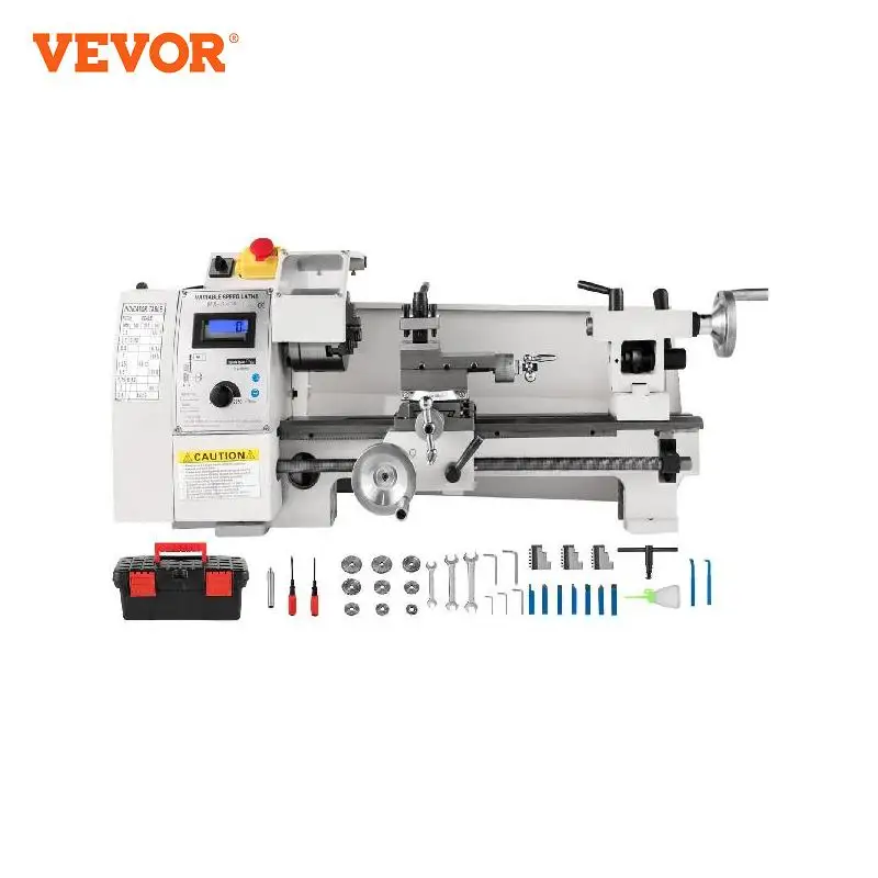 Vevor-Mini-Metalen-Draaibank-8X14-Draaibank-Machine-2250prm-650W ...