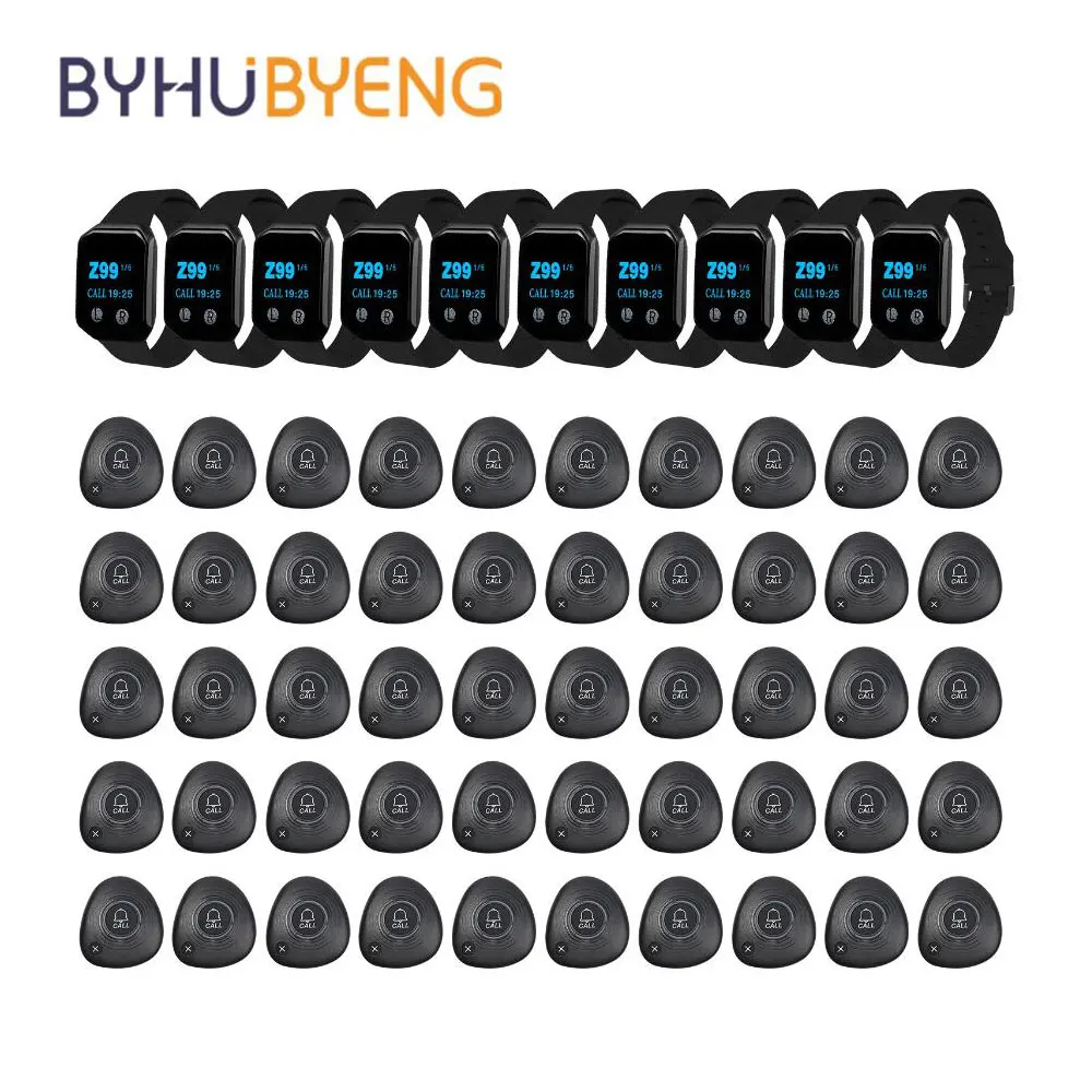 BYHUBYENG-Remote-Wrist-Watch-Pager-Watch-10-Wrist-Watch-Receiver ...
