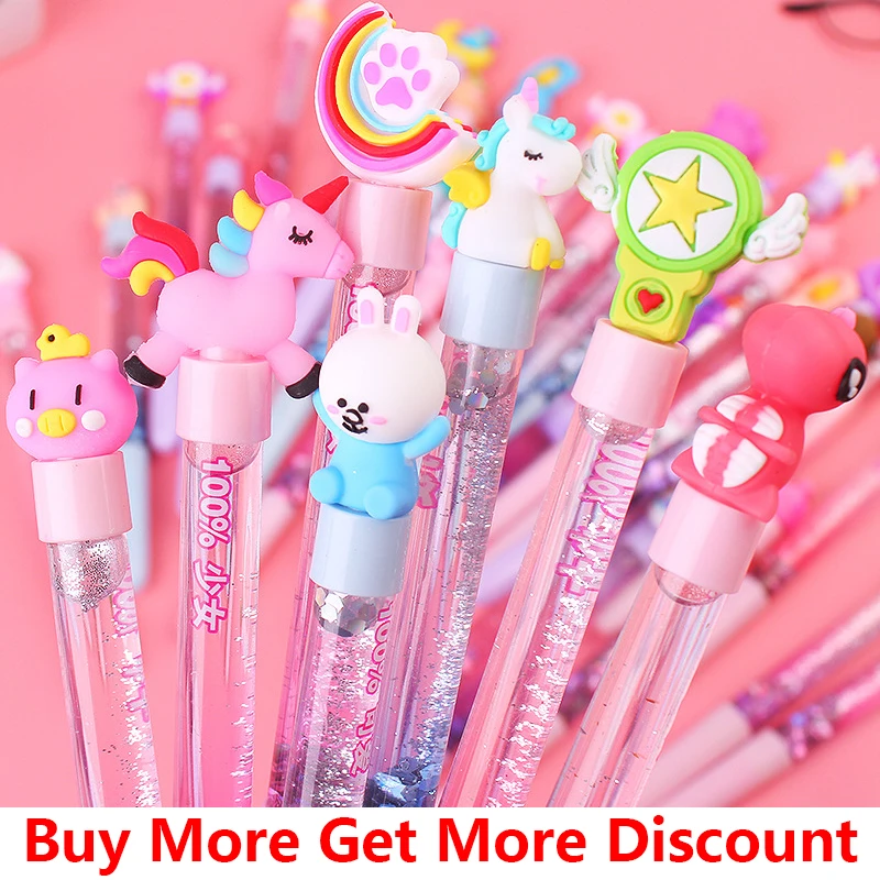 Magic-Wand-Ballpoint-Pen-Little-Fairy-Gel-Pen-Colors-Crystal-Liquid ...