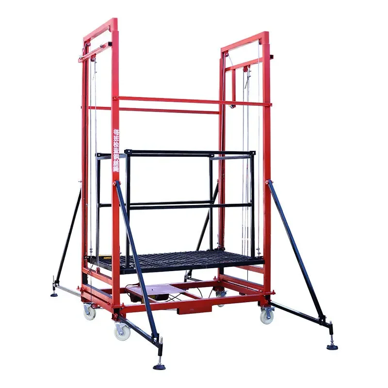 Electric-scaffolding-hydraulic-lift-intelligent-mobile-lifting-platform ...
