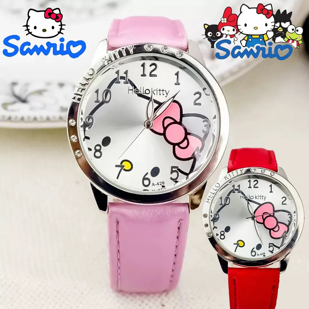 Hello Kitty Sanrio Kids Quartz Watch Women Children Casual Waterproof ...