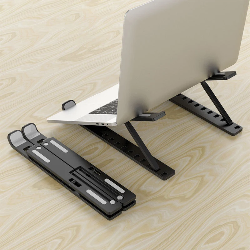 Adjustable-10-Gear-Foldable-Laptop-Stand-Holder-Portable-Notebook ...