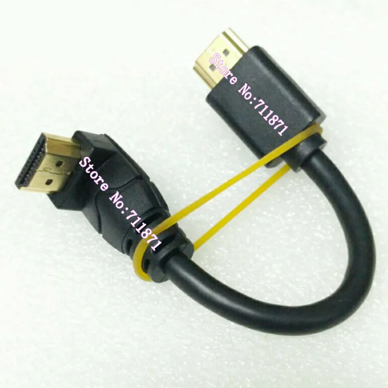 Short HD V2.0 support 60Hz 4K 2K Compatible-HDMI Line Cable 15cm Right ...