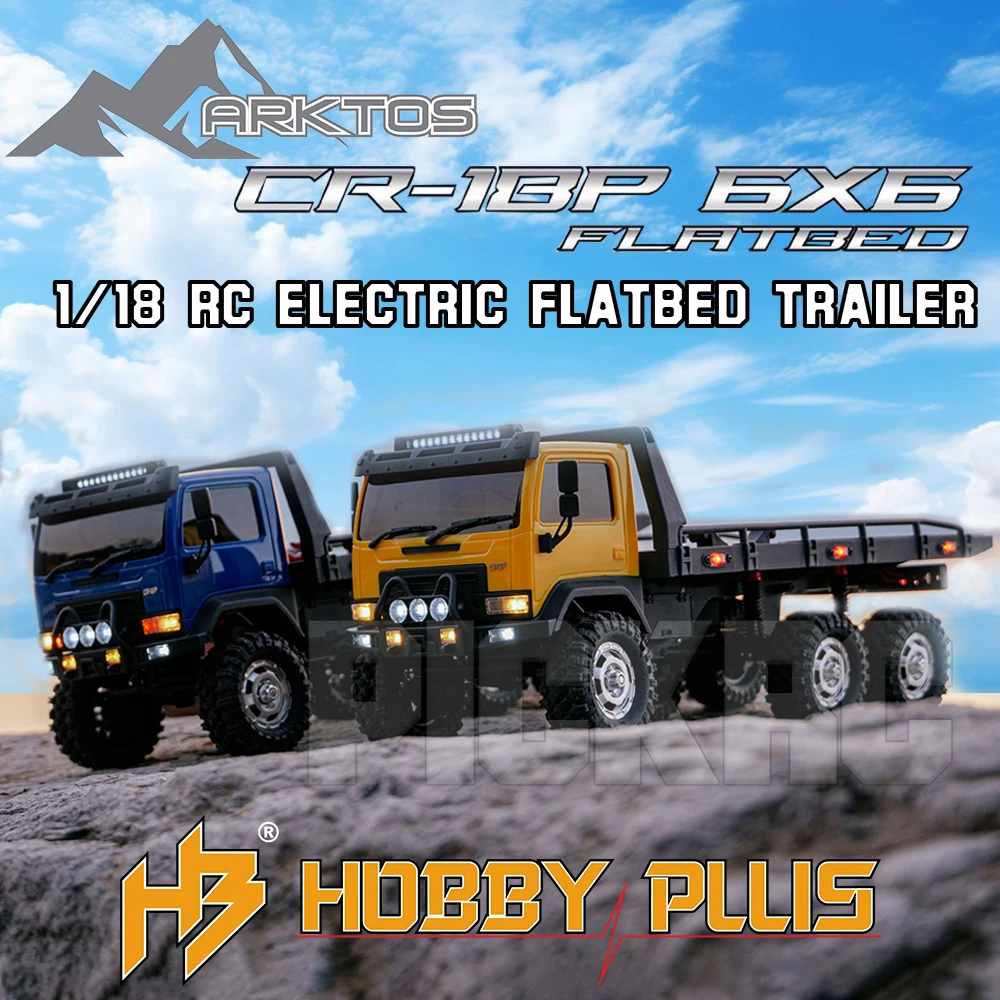 Hobby-Plus-CR18P-ARKTOS-Flatbed-Trailer-6x6-6WD-RTR-1-18-RC-Electric ...