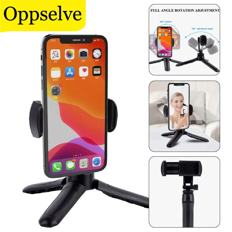 Multifunction-Mobile-Phone-Holder-360-Degree-Rotation-Mini-Tripod-With ...