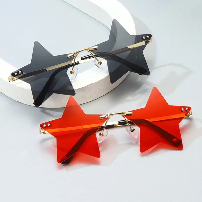 Star-Shape-Sun-Glasses-Funny-Pentagram-Eyewear-Eyeglasses-Christmas ...
