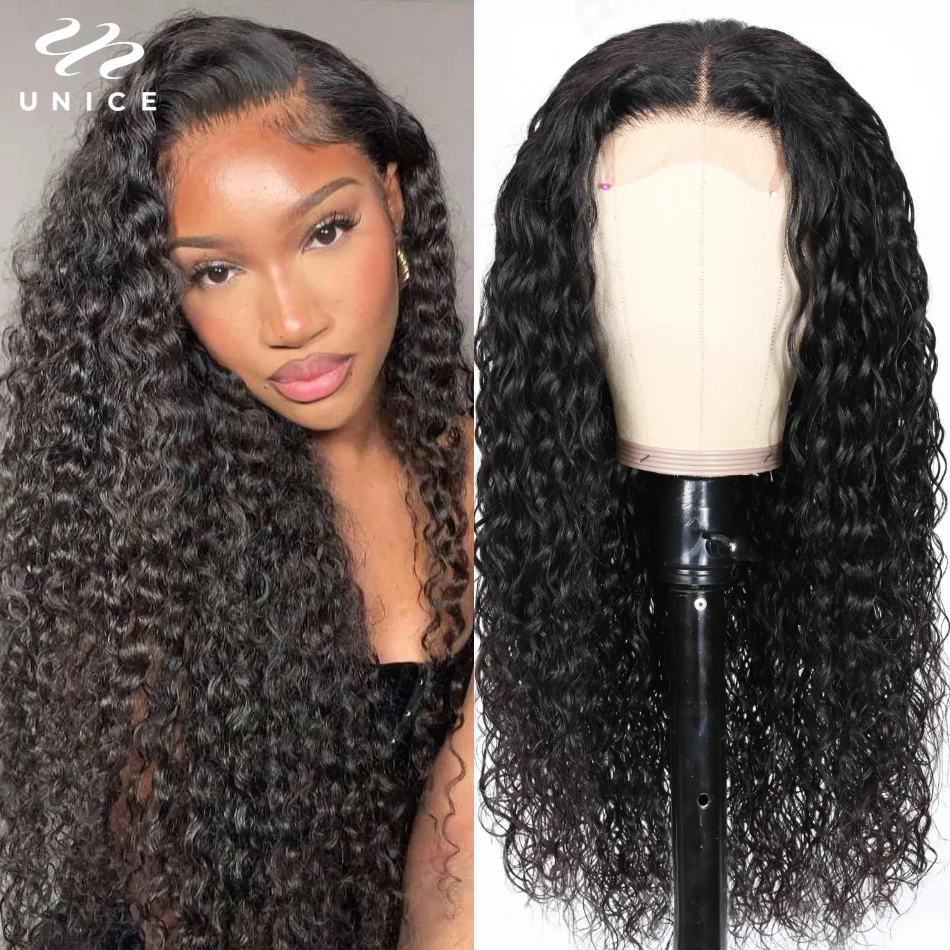 UNice-Hair-Water-Wave-Wigs-Wear-Go-Pre-Cut-6x4-5-Lace-Closure-Wig-Pre ...