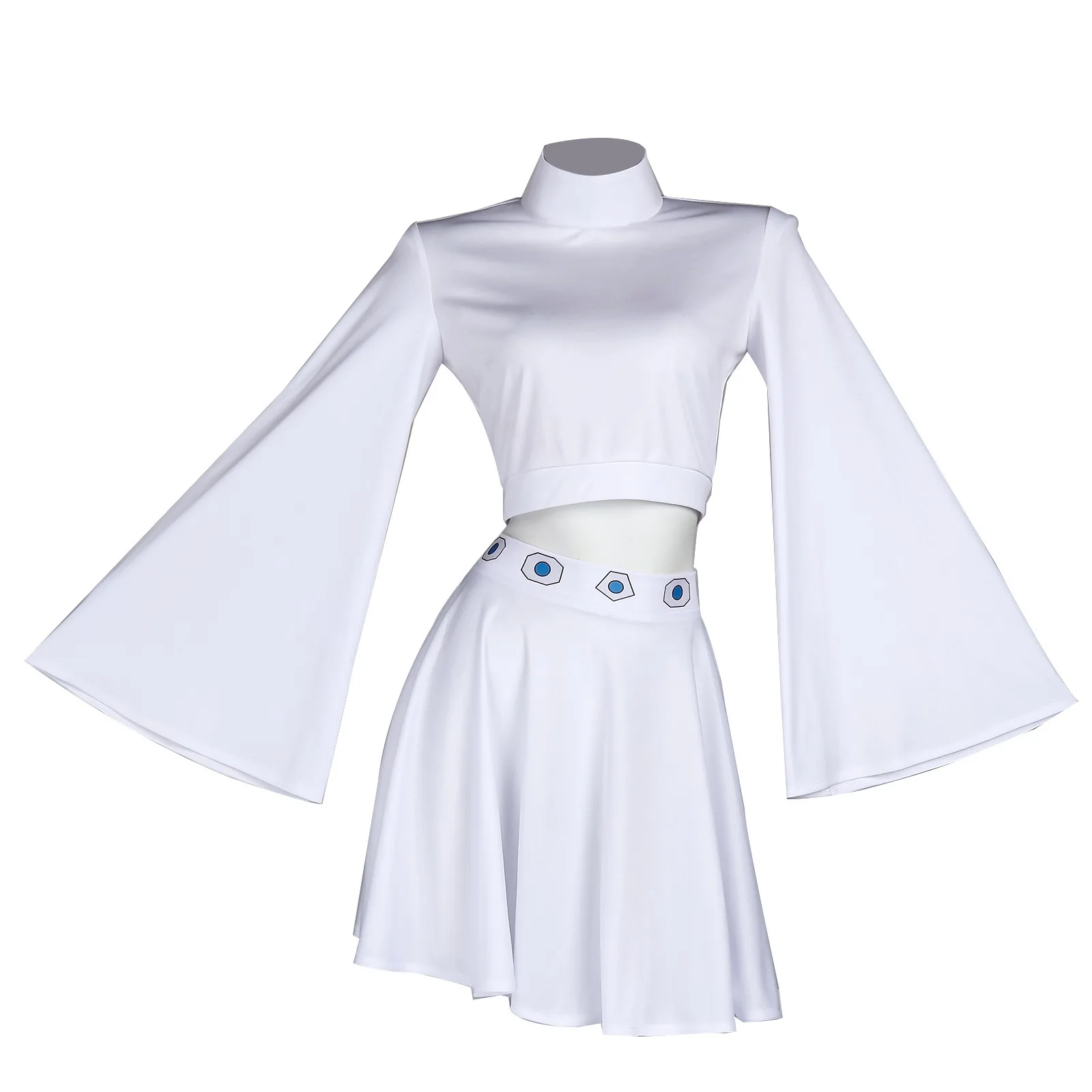 Disfraz de Leia para cosplay, vestido de princesa de fantasía para ...