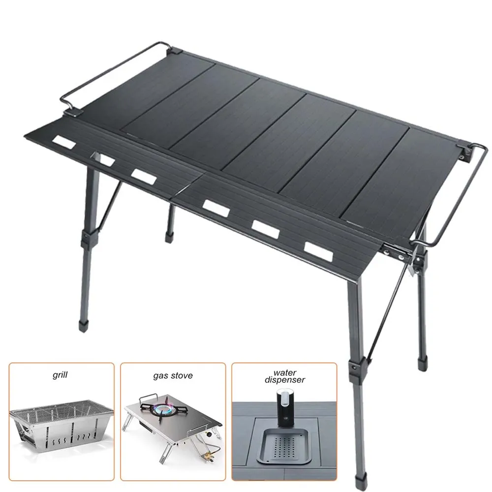 Multi-function-Folding-IGT-table-Lightweight-Backpack-roll-table-multifunctional-adjustable-leg ...