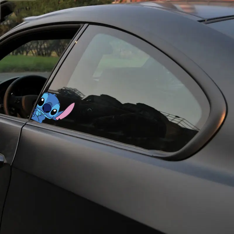 2Pcs-set-10Cm-Anime-Car-Stickers-Anime-Stitch-Angel-Rear-Windshield ...