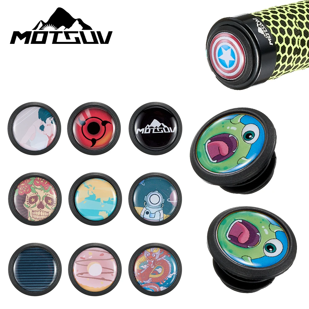 1-Pair-Bicycle-Handlebar-End-Plugs-MTB-Grip-Handle-Bar-Cap-Mountain ...