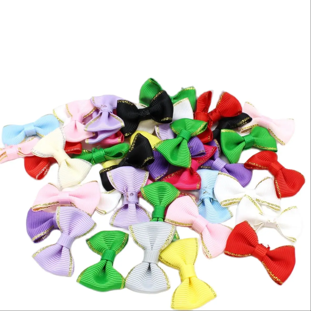 40pcs-Mini-Ribbon-Bow-Tie-25mmx35mm-Hair-Accessory-bows-for-crafts ...