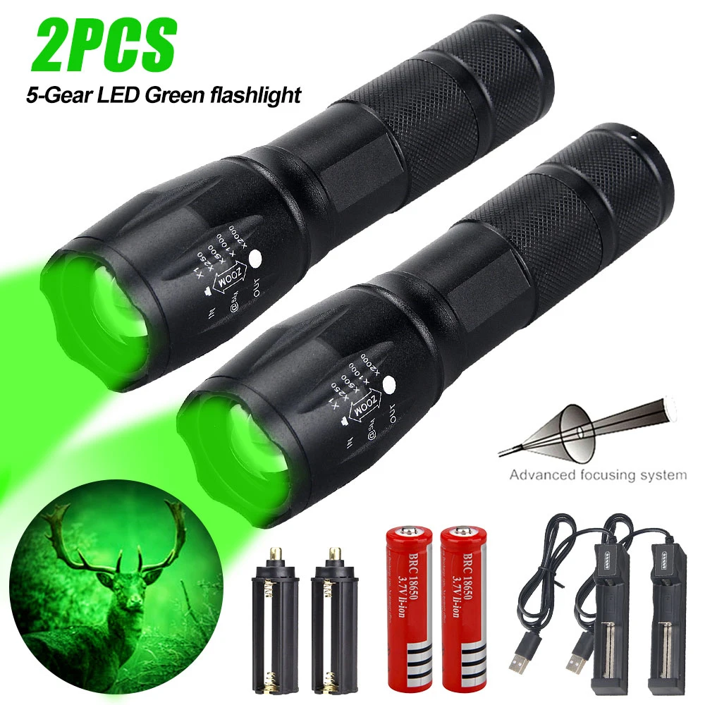 Green Led Red Flashlight Ever Ready Fold