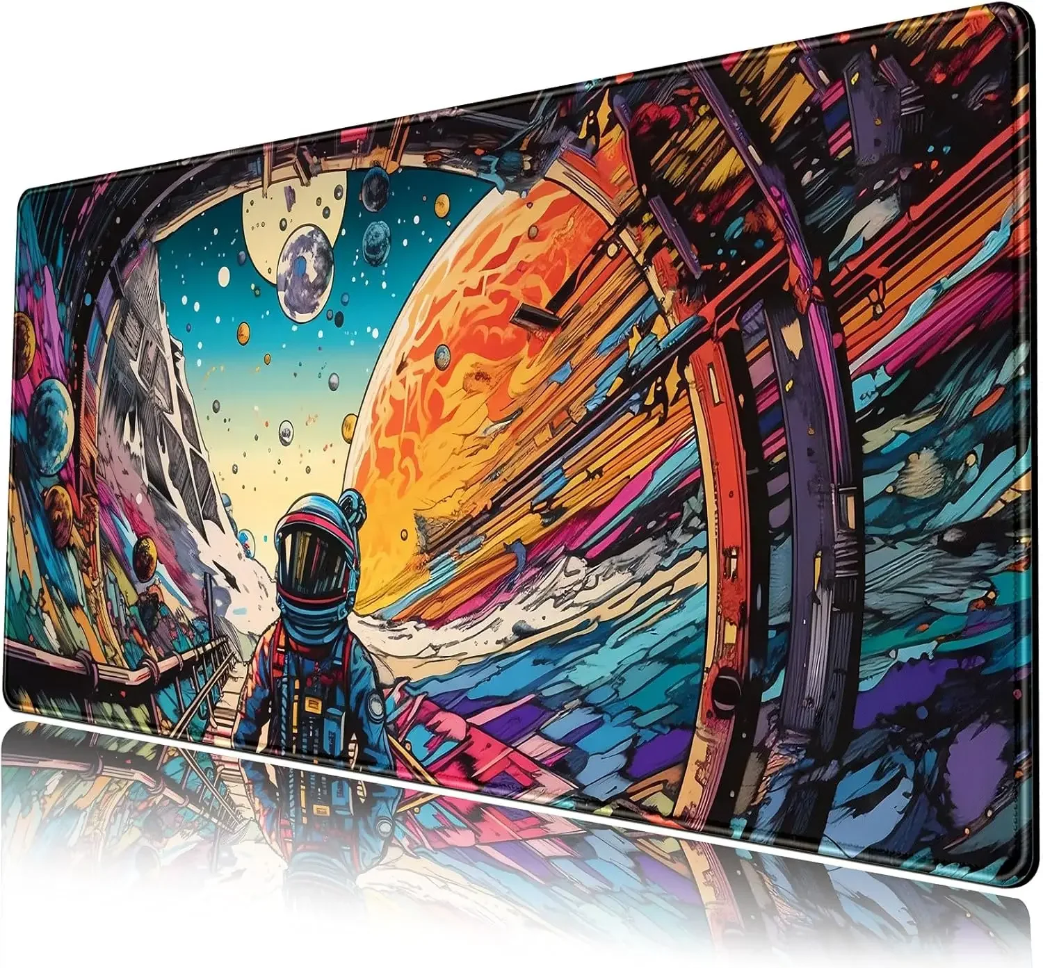 Strange-Planet-Desk-Mat-Space-Scene-Large-Gaming-Mouse-Pad-XXL-Extended ...