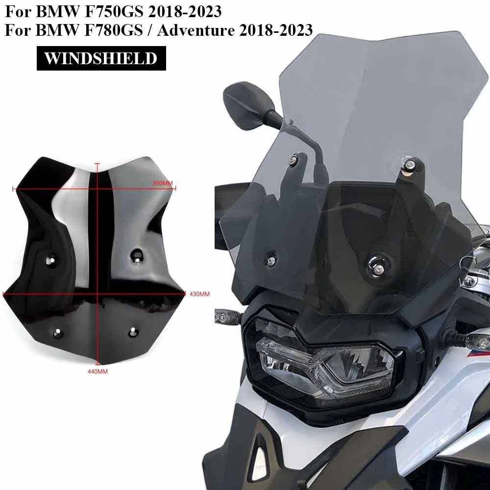 For BMW F850GS ADV Adventure F750GS Motorcycle Windscreen Windshield F ...