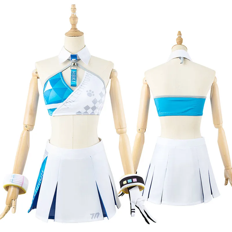 Anime-Blue-Archive-Cosplay-Snekozuka-Hibiki-Cheerleading-Suits-Skirt ...