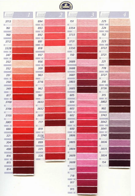 Cross Stitch Color Guide