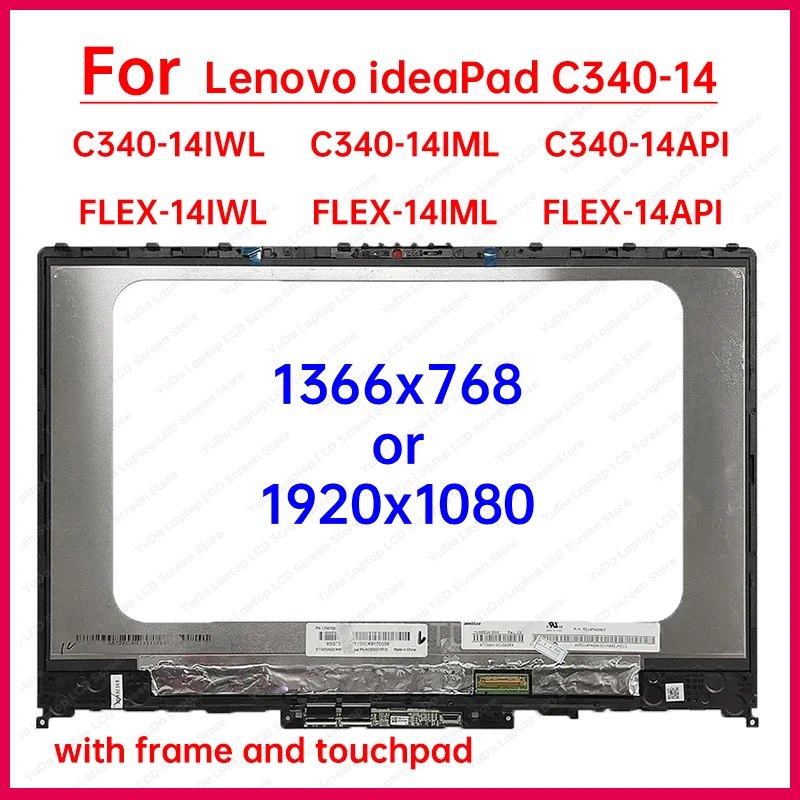 14-Inch-Touch-Screen-For-Lenovo-ideaPad-C340-14IWL-C340-14IML-C340 ...