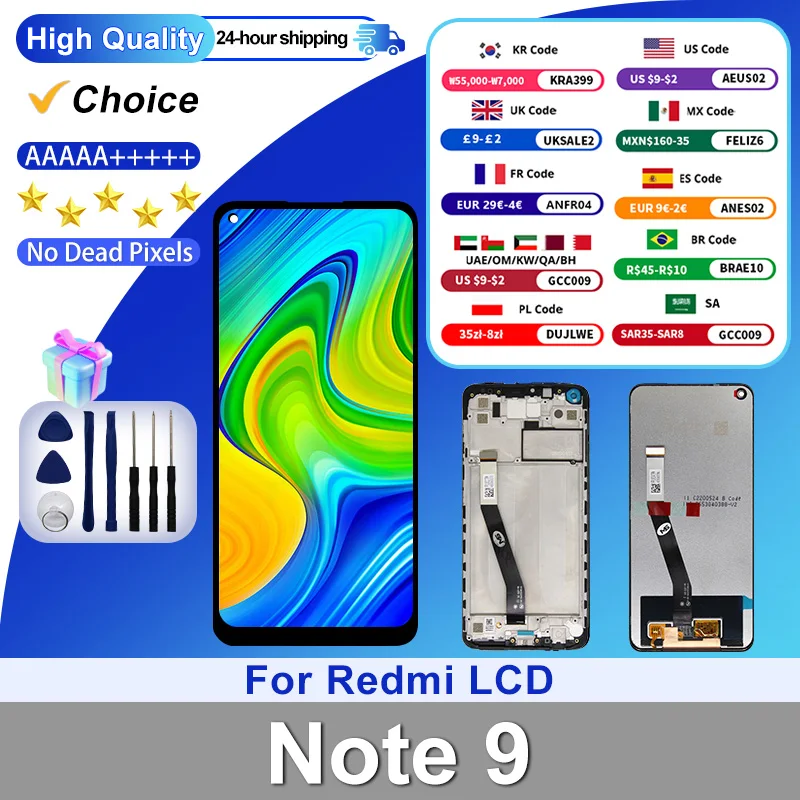 6-53-For-Xiaomi-Redmi-Note-9-LCD-Display-Touch-Screen-Digitizer-For ...