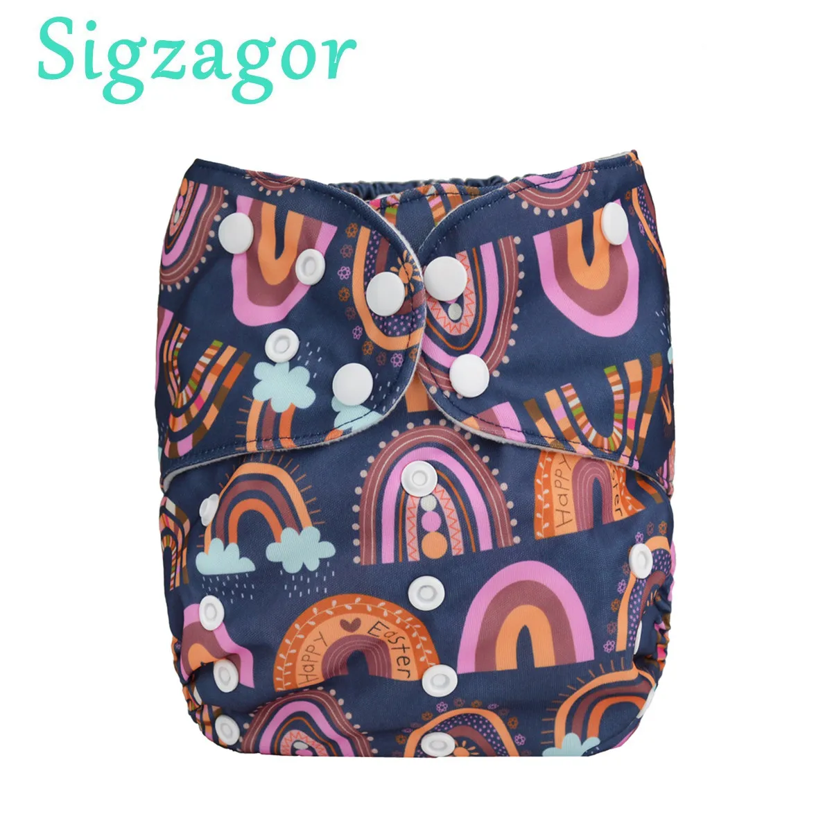 [Sigzagor]2 to 7 years old Big Cloth Diaper Nappy Pocket One Size ...