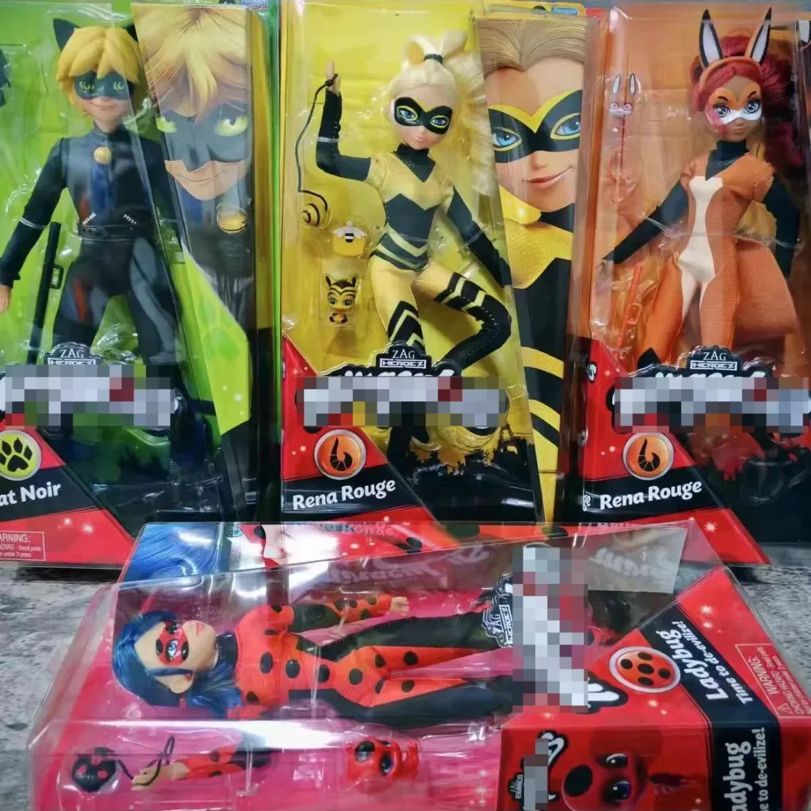 Bandai-genuine-Ladybug-girl-peripheral-hand-office-super-black-cat ...