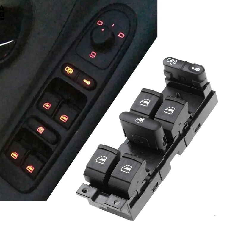Power Window Switch For Volkswagen Golf Jetta Bora Passat B5 Seat Leon ...