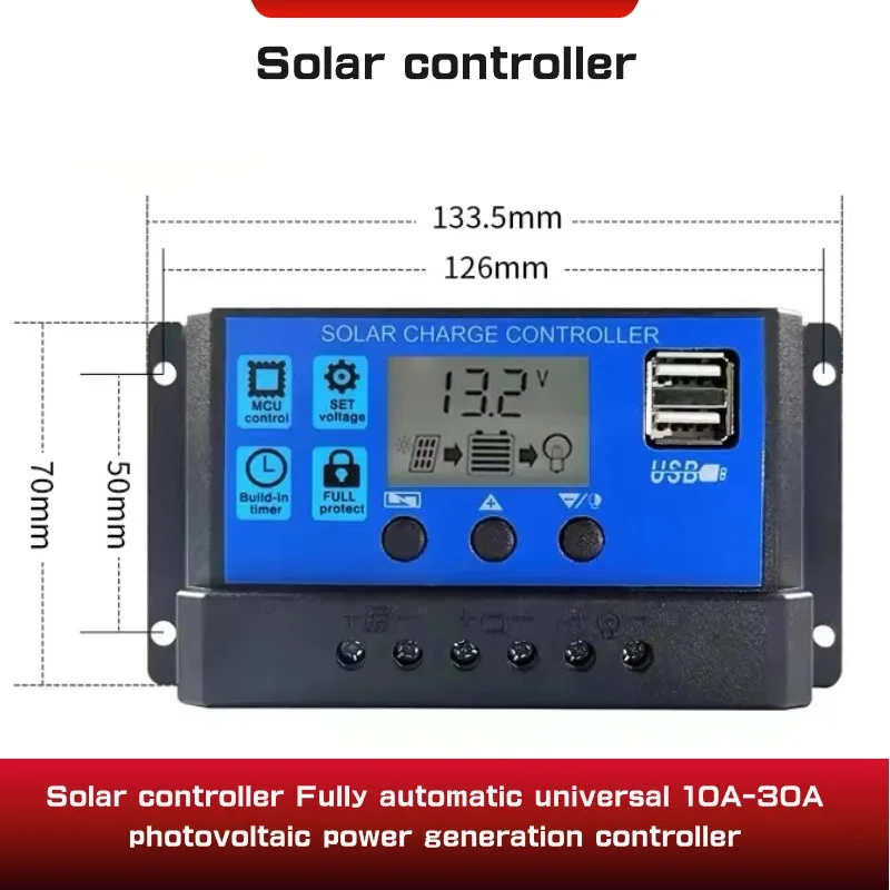 Solar-Charge-Controller-Solar-Panel-Controller-12V-24V-Adjustable-LCD ...