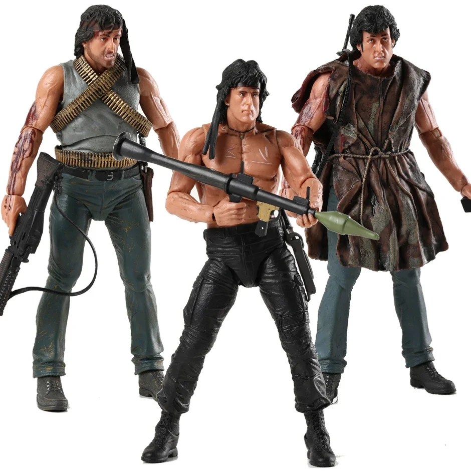 NECA-First-Blood-Rambo-Survival-Version-Figure-Action-Figurine-PVC ...
