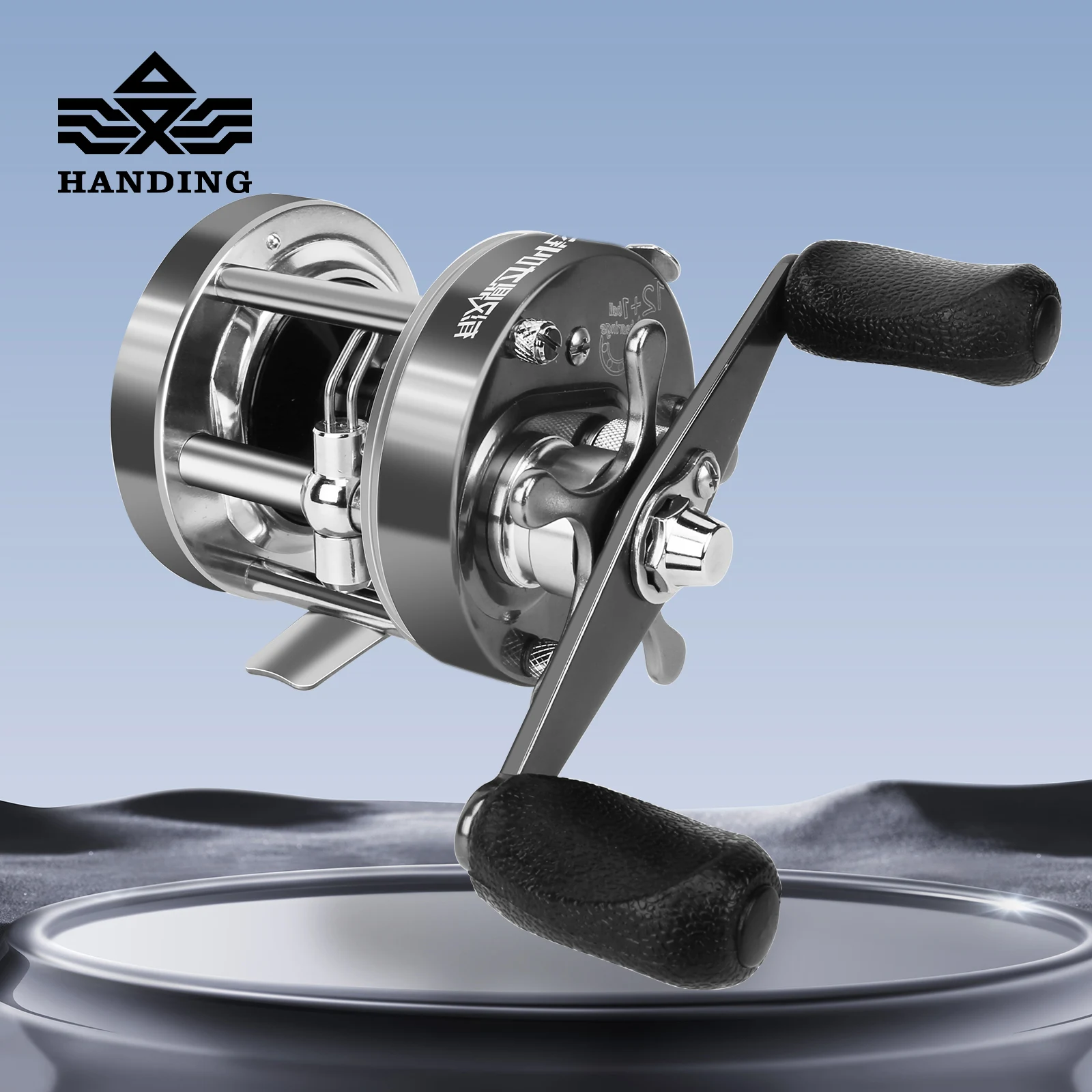 HANDING-Flag-Round-Baitcasting-Reel-Aluminum-Alloy-Body-Fishing-Reels ...