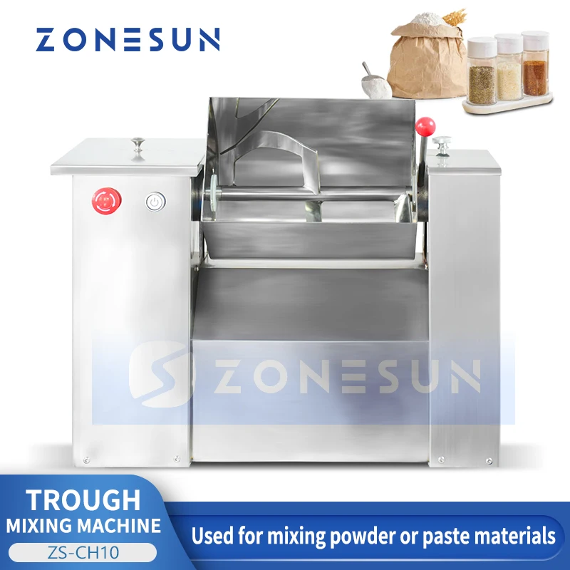 ZONESUN-Stainless-Steel-10L-20L-Powder-Mixer-Flour-Grains-Paste-Blender ...