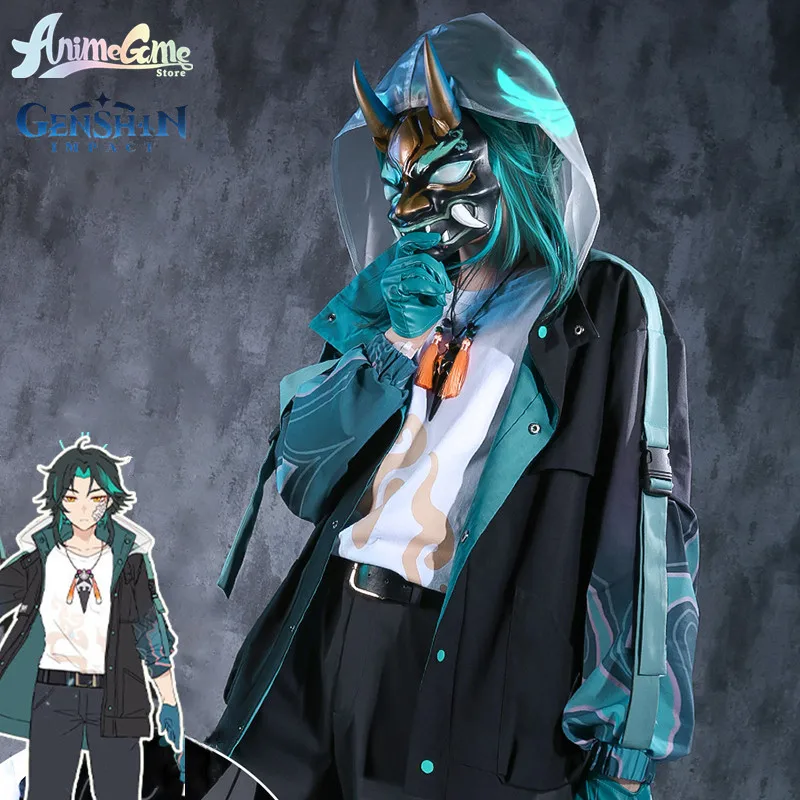 In-Stock-Game-Genshin-Impact-Cosplay-Xiao-Costume-XIAO-Anime-COS-Coat ...