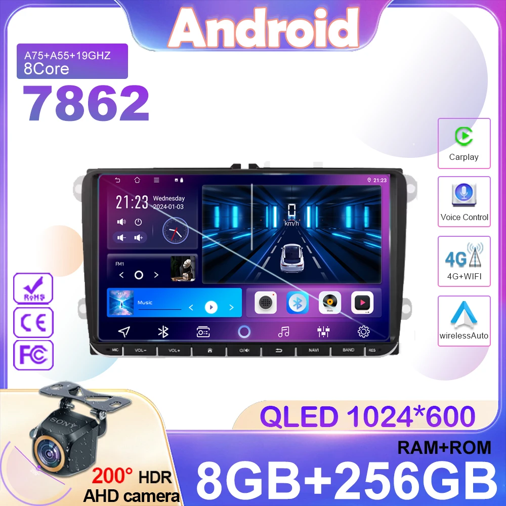 2din-Android-Car-radio-for-Vw-GOLF-5-POLO-Sedan-PASSAT-B6-CC-Radio ...
