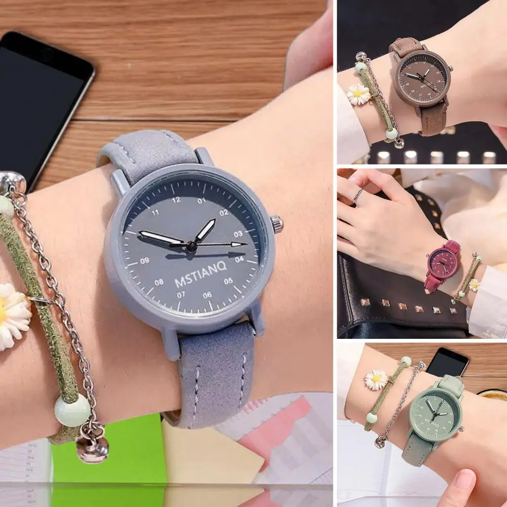 Quartz-Watch-Round-Dial-Quartz-Movement-Ultralight-High-Precise-Scratch ...