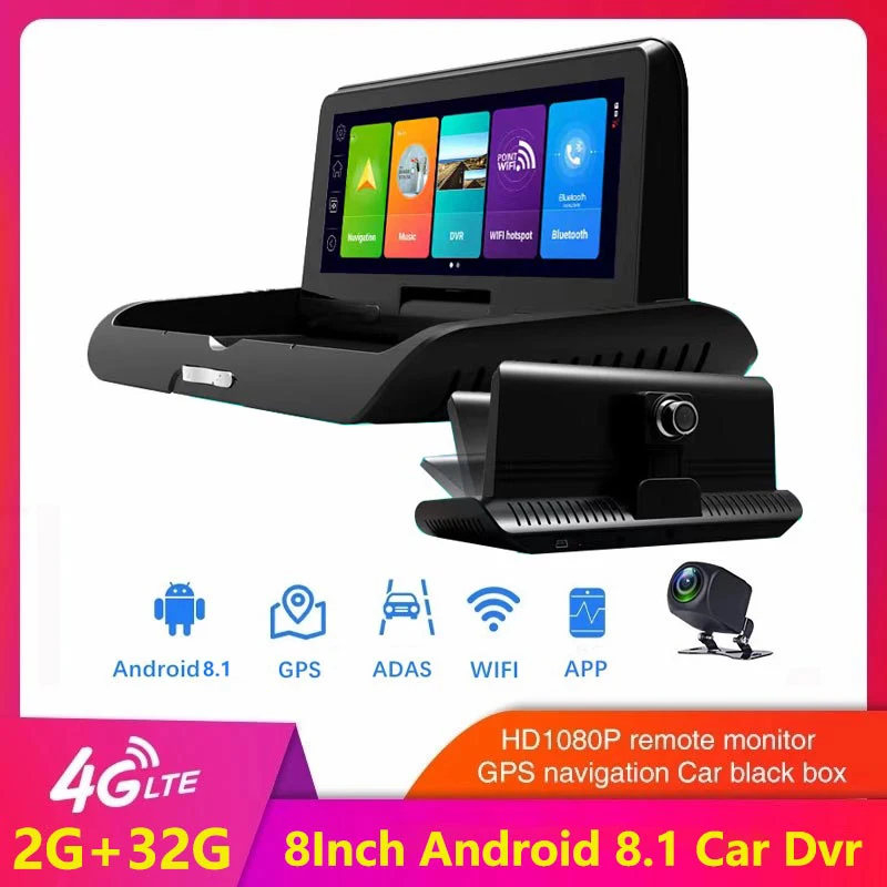 Newest-Car-DVR-4G-WIFI-ADAS-GPS-Navigation-Dashboard-Full-HD-1080P-Dual ...