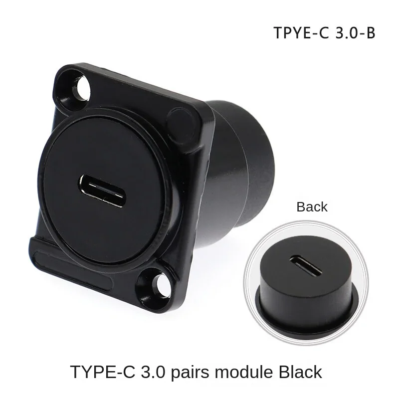 1pc-D-type-Type-C-Connector-Female-to-Female-Type-C-Socket-Panel ...