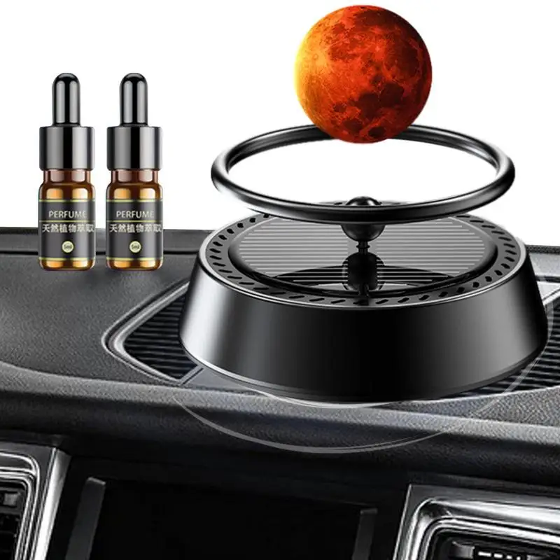 Solar-Car-Aromatherapy-Vehicle-Air-Freshener-Rotating-Auto-Essntial-Oil ...