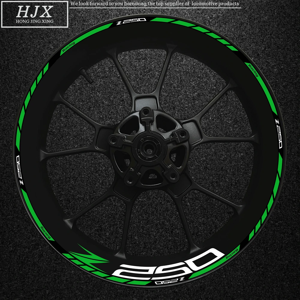 2024Suitable-For-Kawasaki-z250-Motorcycle-Sticker-Z250-Wheel-Hub-Decal ...