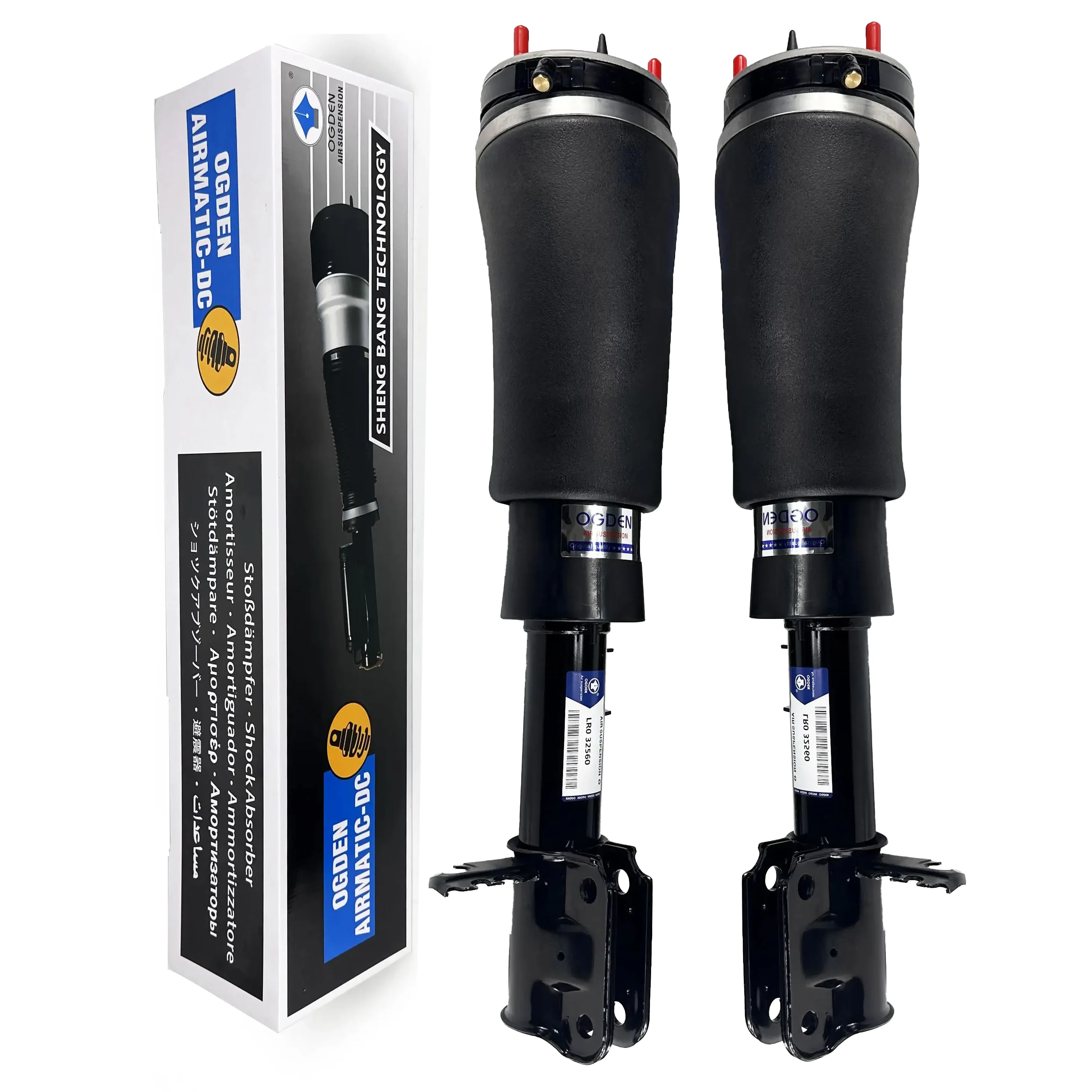 OGDEN-1-Pair-Front-Air-Suspension-Shock-Absorber-with-EDC-For-Range ...