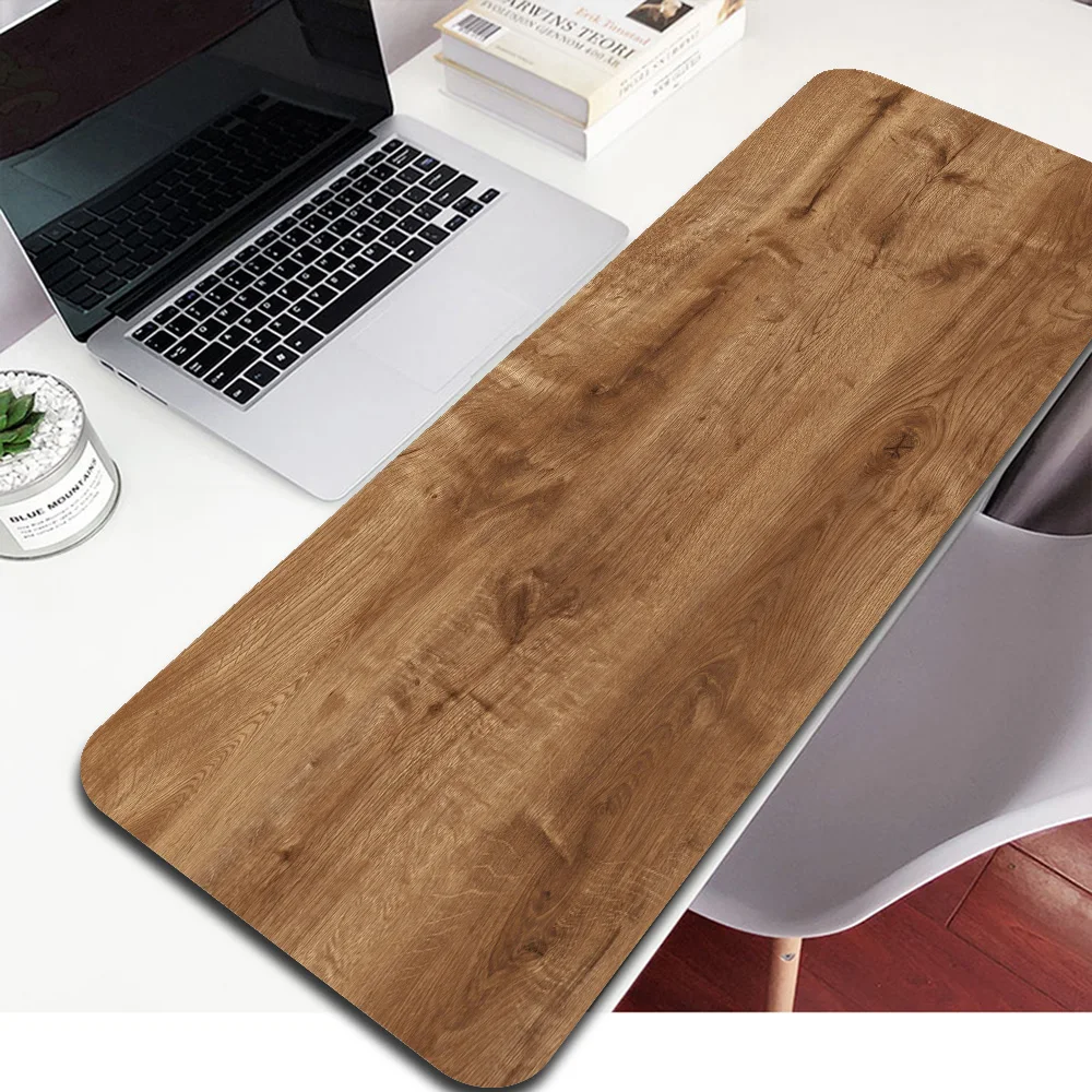 Mouse-Pad-Large-Natural-Texture-Wood-Computer-Table-Rug-Office-Gamer ...