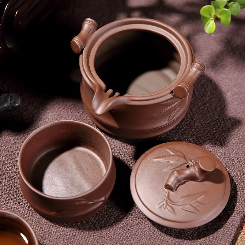 zi-sha-Kuai-Ke-Cup-tea-pot-set-Chinese-portable-Chinese-tea-cups-teapot ...