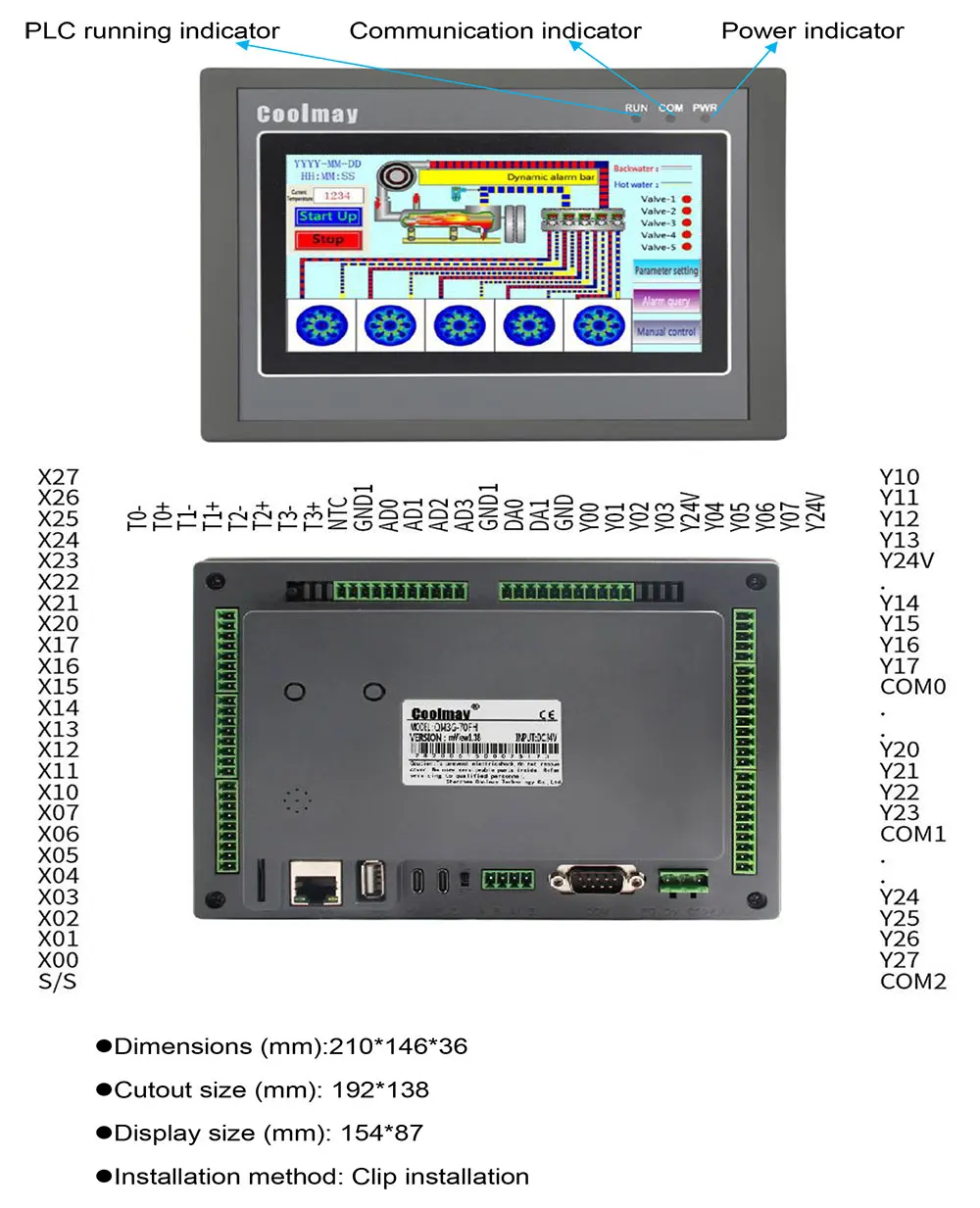 Coolmay HMI PLC MX3G | AliExpress