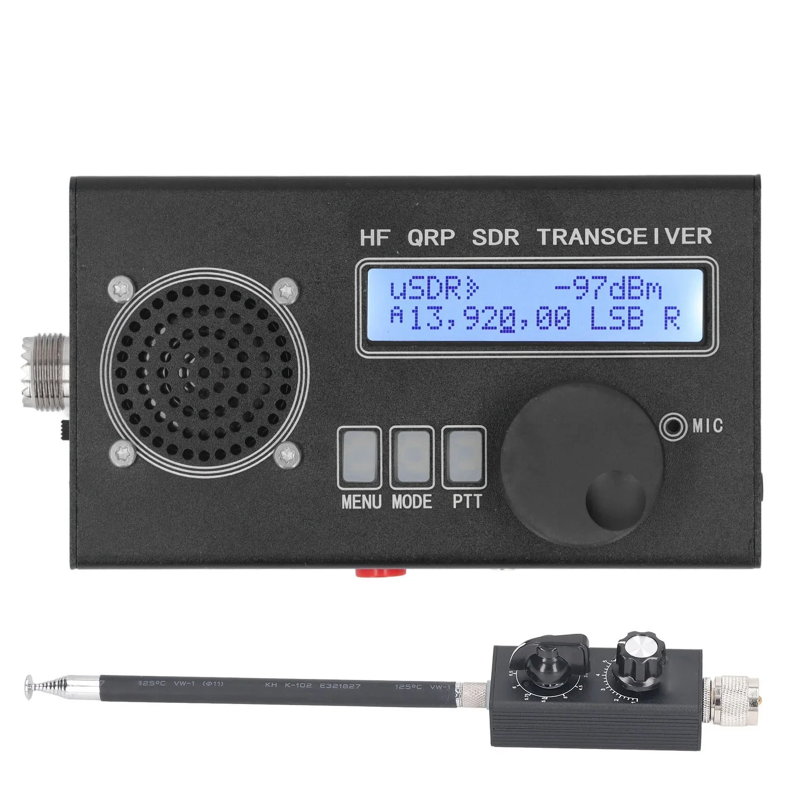 USDR USDX SDR Transceiver with 3.5-470MHZ 20W Tuner Mini 8 Band SSB CW ...
