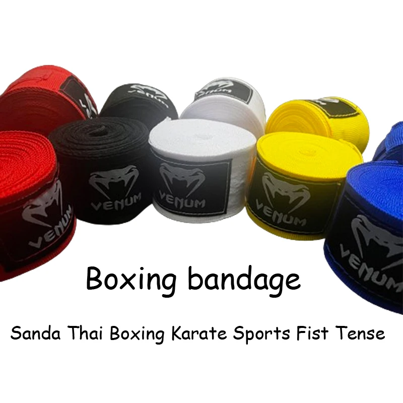 Vendaje-de-boxeo-vendaje-el-stico-de-algod-n-Sanda-Muay-Thai-vendaje-de ...