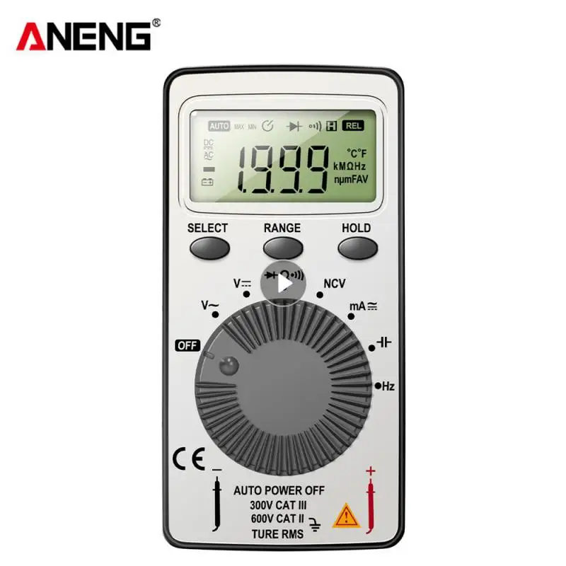 ANENG-AN101-Digital-Multimeter-Test-Leads-Tester-DC-AC-NCVVoltage ...