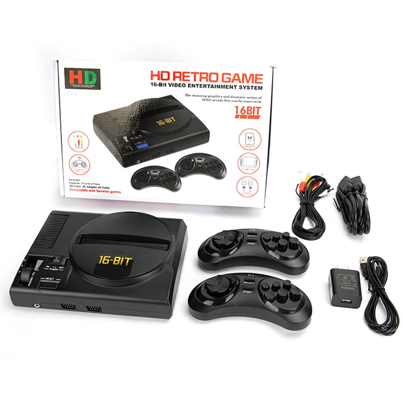 16-bit-Video-Game-Console-for-SEGA-MEGA-DRIVE-Genesis-Retro-TV-Video ...