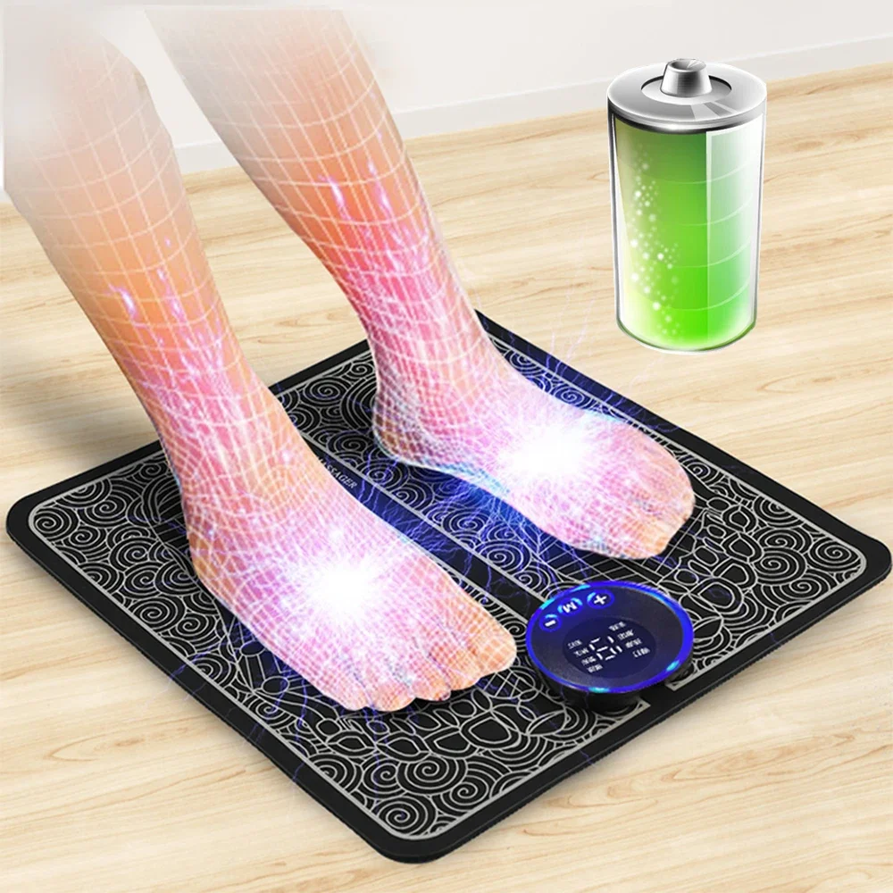 Foot-Massager-Bioelectric-Acupoints-Massage-Mat-Leg-Muscle-Stimulation ...