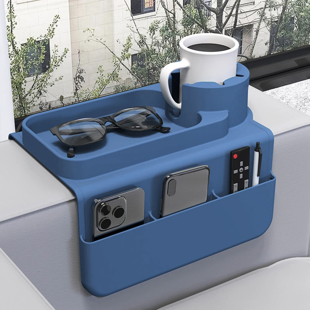 Силиконовый подстаканник для дивана, поднос с боковыми карманами ...